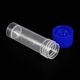 Plastic Test Tubes Frozen Tube Graduated Vial Container Screw Cap ...