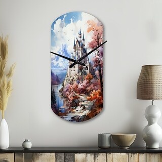 Designart - Germany Neuschwanstein Castle - Germany Large Wall Clock in ...