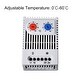 Mechanical Thermostat, 0-60℃ Adjustable N.C+N.O Temperature Controller ...