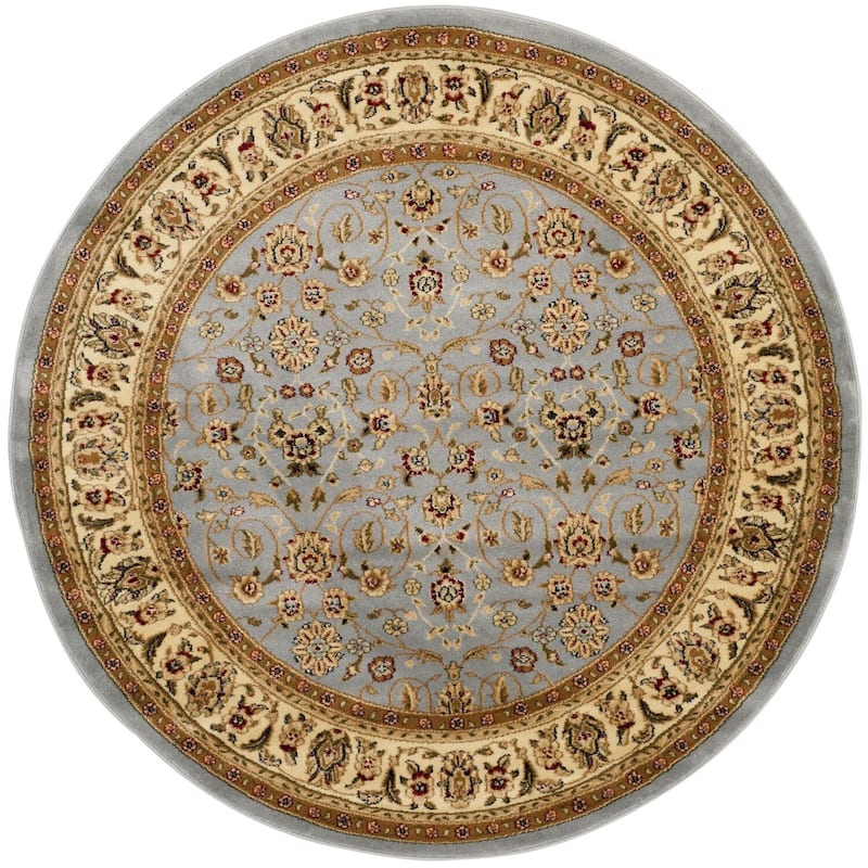 Oriental Round Area Rug - Traditional Persian Style Floor Decor ...