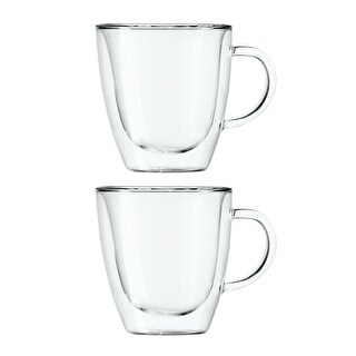 Set of 2 Borosilicate Double Wall Espresso Cups (90 ml, 3 oz) - Bed Bath & Beyond - 41283135