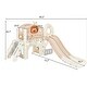 Freestanding Castle Climbing Crawling Playhouse with Slide - Bed Bath ...
