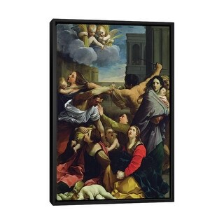 iCanvas "Massacre of the Innocents, 1611 " by Guido Reni Framed - Bed ...