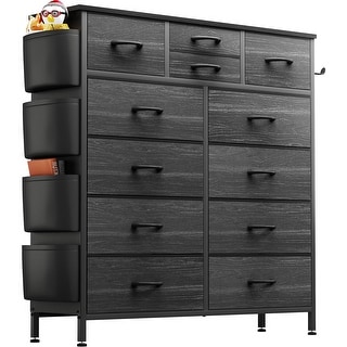 Dresser for Bedroom with 12 Drawers, Tall Dressers Chest of Drawers ...