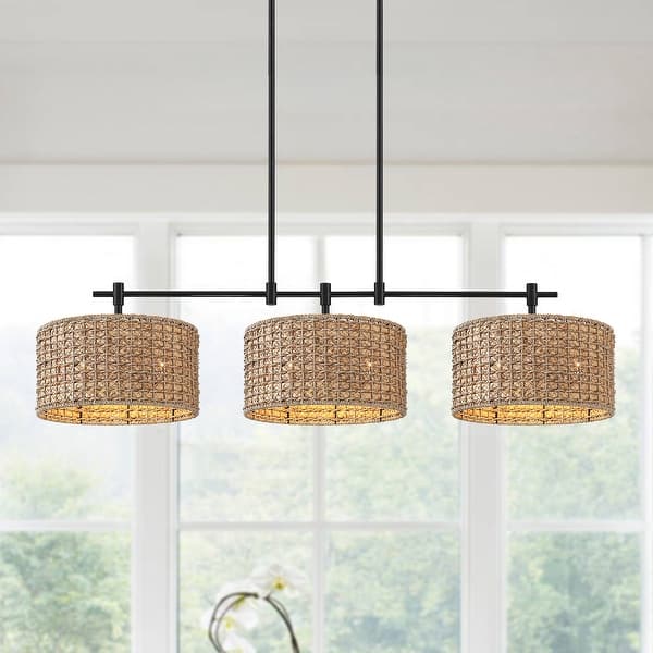 3-Light Coastal Kitchen Island Chandelier Light - 41'' W - Bed Bath ...