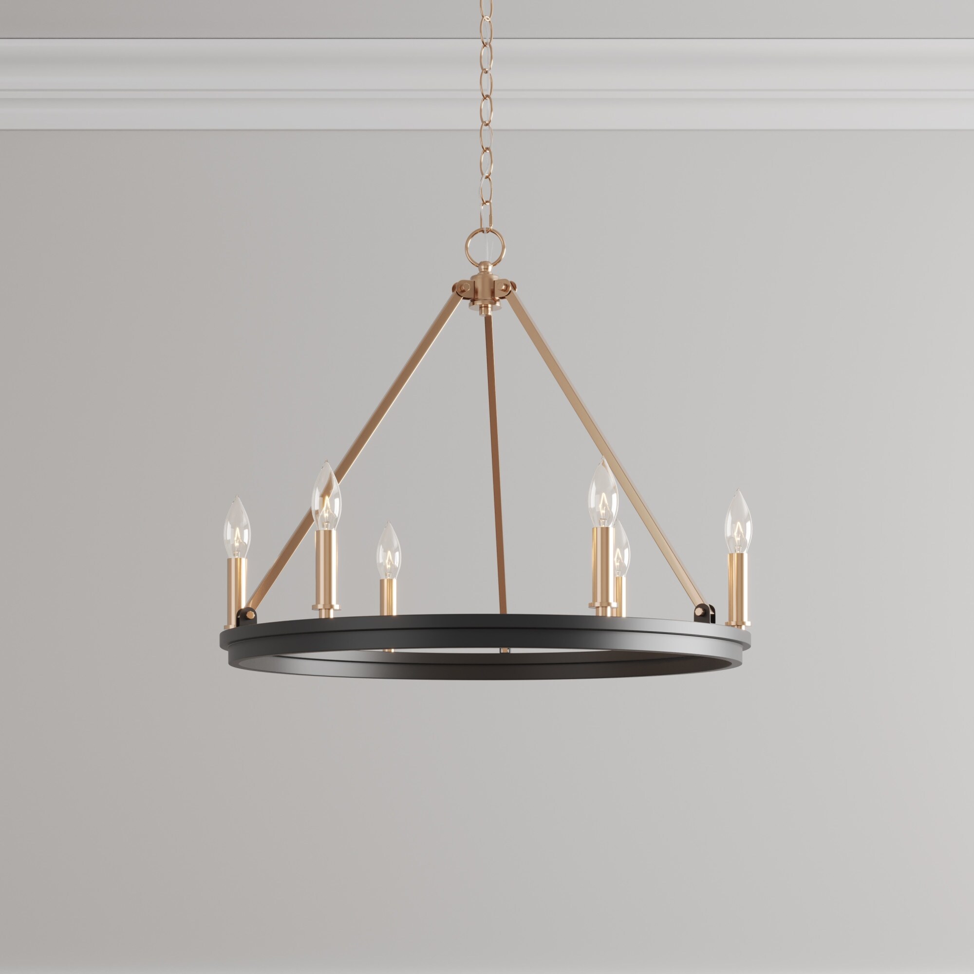 Z-Lite 2301-63 Arrington 6 Light 63" Wide Taper Candle Style - Bed Bath ...