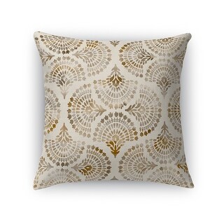 WATERCOLOR FAN BROWN Accent Pillow By Kavka Designs - Bed Bath & Beyond ...