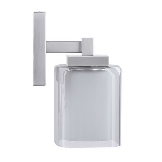 Aspen Creative 1 Light Indoor Wall Fixture, Satin Nickel - Satin Nickel ...