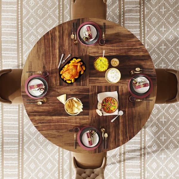 dining table top view