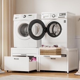 Washer and Dryer Pedestals, 29" Universal Washer Dryer Laundry Pedestal ...