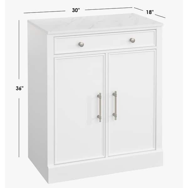 Lifestorey Monza 2-Piece Buffet Hutch Set - Bed Bath & Beyond - 39450012