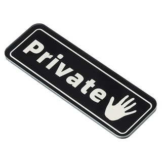 Private Door Sign, Acrylic Self Adhesive Privacy Stickers for Office ...