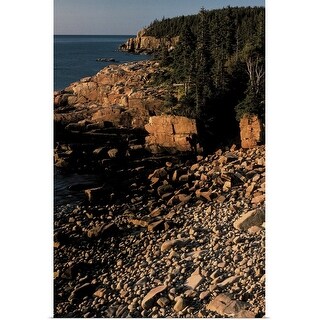 "Shoreline of Acadia National Park, Maine" Poster Print - Multi - Bed ...