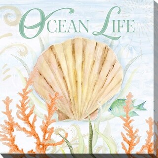 "Ocean Life" Print on Canvas - Bed Bath & Beyond - 36039010