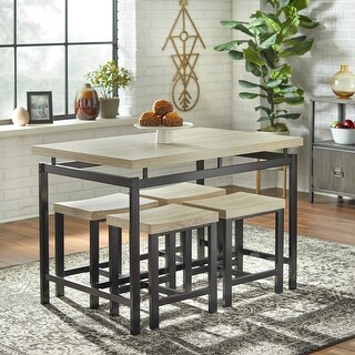 5-Piece Bowery Dining Set, Natural - Bed Bath & Beyond - 36418054