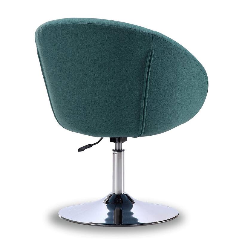 Manhattan Comfort Hopper Upholstered Swivel Lounge Chair - Set of 2 ...