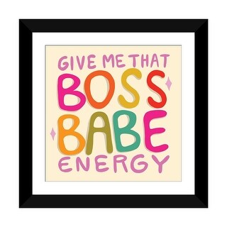 iCanvas "Boss Babe Energy" by Doodle By Meg - Bed Bath & Beyond - 37445614