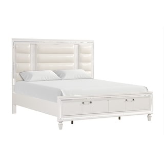 Lyke Home Scott White Queen Bed - Bed Bath & Beyond - 40667019