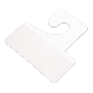 Clear Self Adhesive Hang Tab Hook, 50x50mm Display Folding Tabs 100pcs ...
