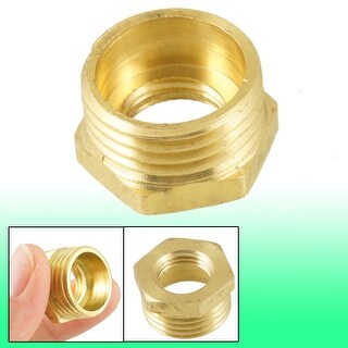 1/2" Male to 1/4" NPT Female Hex Thread M/F Bushing Piping Connector ...