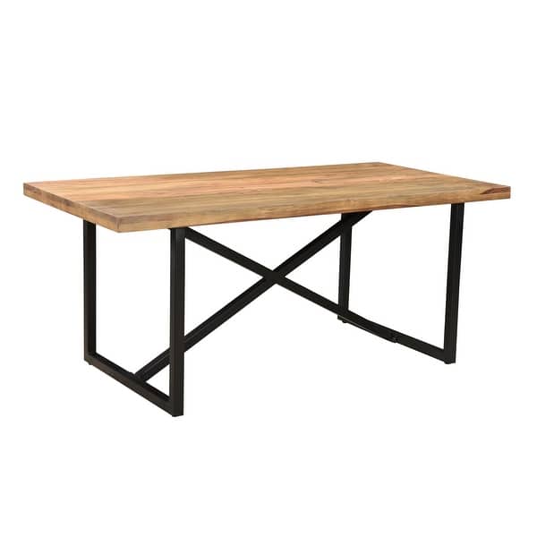 Raven Sheesham Wood Dining Table - Bed Bath & Beyond - 31099022