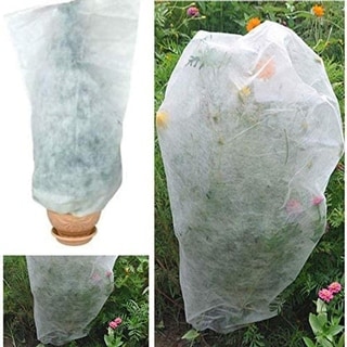 Agfabric 40 in. H x 60 in. Dia Round Shrub Jacket, 3D Round Plant Cover ...