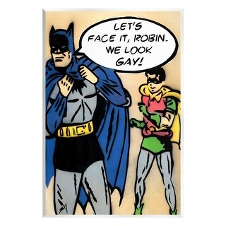 Stupell Let's Face It Robin Funny Comic Wall Plaque Art by Juan Sly ...