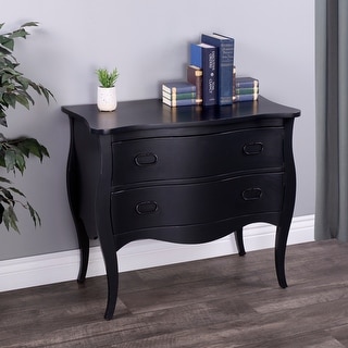 Butler Rochelle Transitional Rectangular Wooden Black Drawer Chest ...