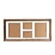 Brown Wood 4 Slot Wall Photo Frame with Wood Frame - Bed Bath & Beyond ...