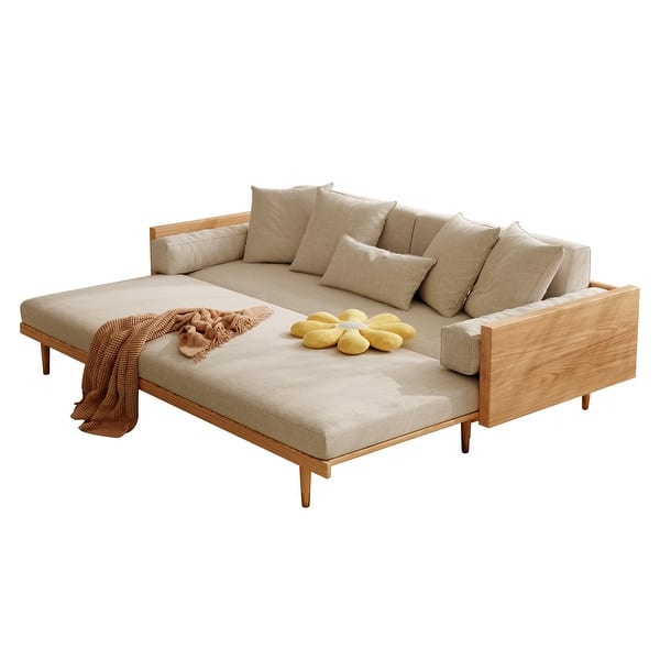 solid wood sofa bed