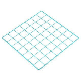 14x14" Wire Grid Panel, Metal Mesh Wall Decor Decorative Panels, Blue ...