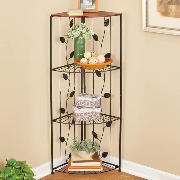 leaf corner shelf