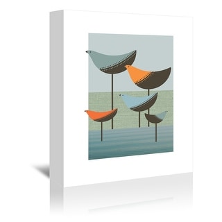 Americanflat - Wading Birds by Visual Philosophy - 8"x10" Wrapped ...