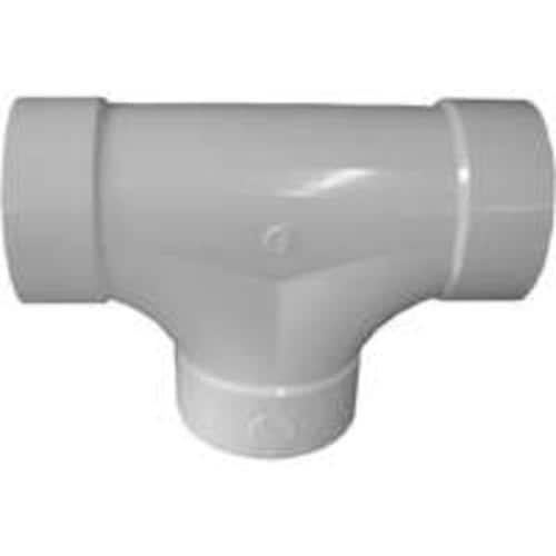 Raingo 41644 Pvc Sewer & Drain 2 Way Cleanout Tee 4" - Bed Bath ...