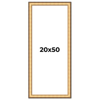 20x50 Frame Gold Plein Aire Solid Wood Picture Frame Width 2 Inches ...