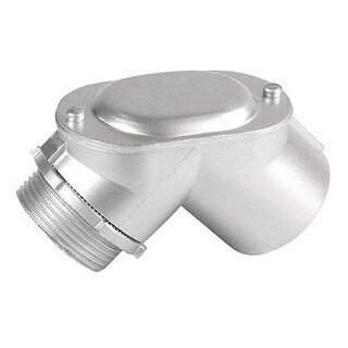 1 Pc, 1 in. Die Cast Zinc 90 Degree Pull Elbow with Rubber Gasket for ...