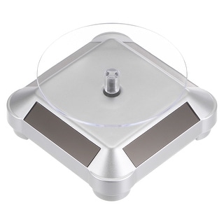 Solar Display Stand Turntable 360 Degree Rotating Double Use ABS ...