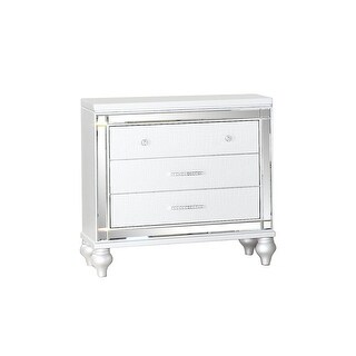 Experience Contemporary Elegance: Sophisticated Silver Bedside Table ...