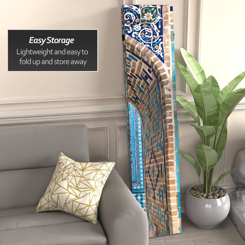 Handmade 6' Double Sided Heavenly Archways Canvas Room Divider ...