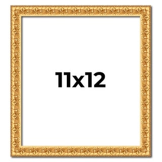 11x12 Frame Gold Real Wood Picture Frame Width 1 inches | Interior ...