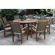 Eilaf 9 pc. Lazy Susan Set with Wicker Stacking Chairs - Bed Bath ...