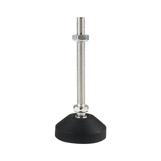 M8 x 80 x 50mm Machine Leveling Foot Adjustable Leveler Leg Anti-slip ...