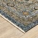 2' X 8' Blue Taupe Grey Green Rust Tan Beige And Gold Oriental Power ...