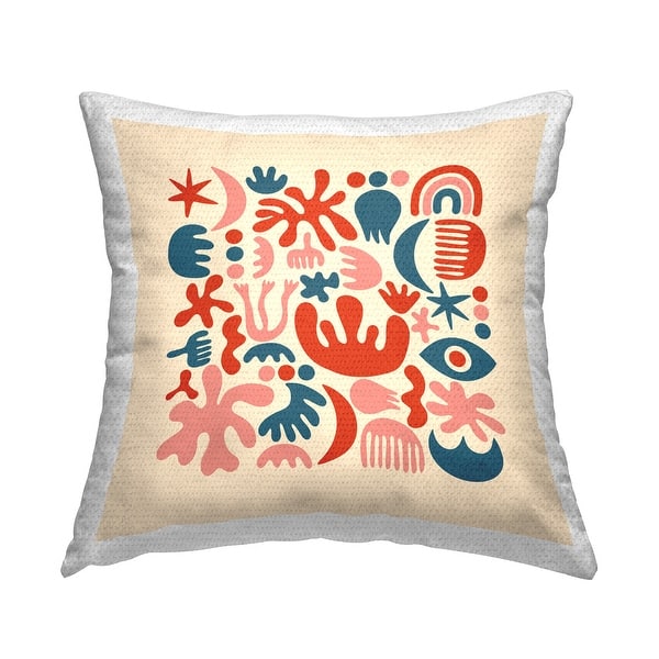 squiggle pattern cushion