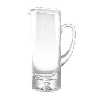 Majestic Gifts Inc. Glass Pitcher W/ Bubble in base-40 oz.-10" Height ...