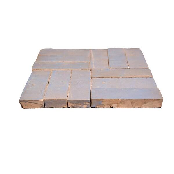Moroccan Handmade 2in.x 6in. Solid Color Zellige Tile Sky Bloom - Bed ...