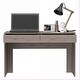 Desks, Meridian Modern 2-Drawer Writing Desk with Spacious Work Surface ...