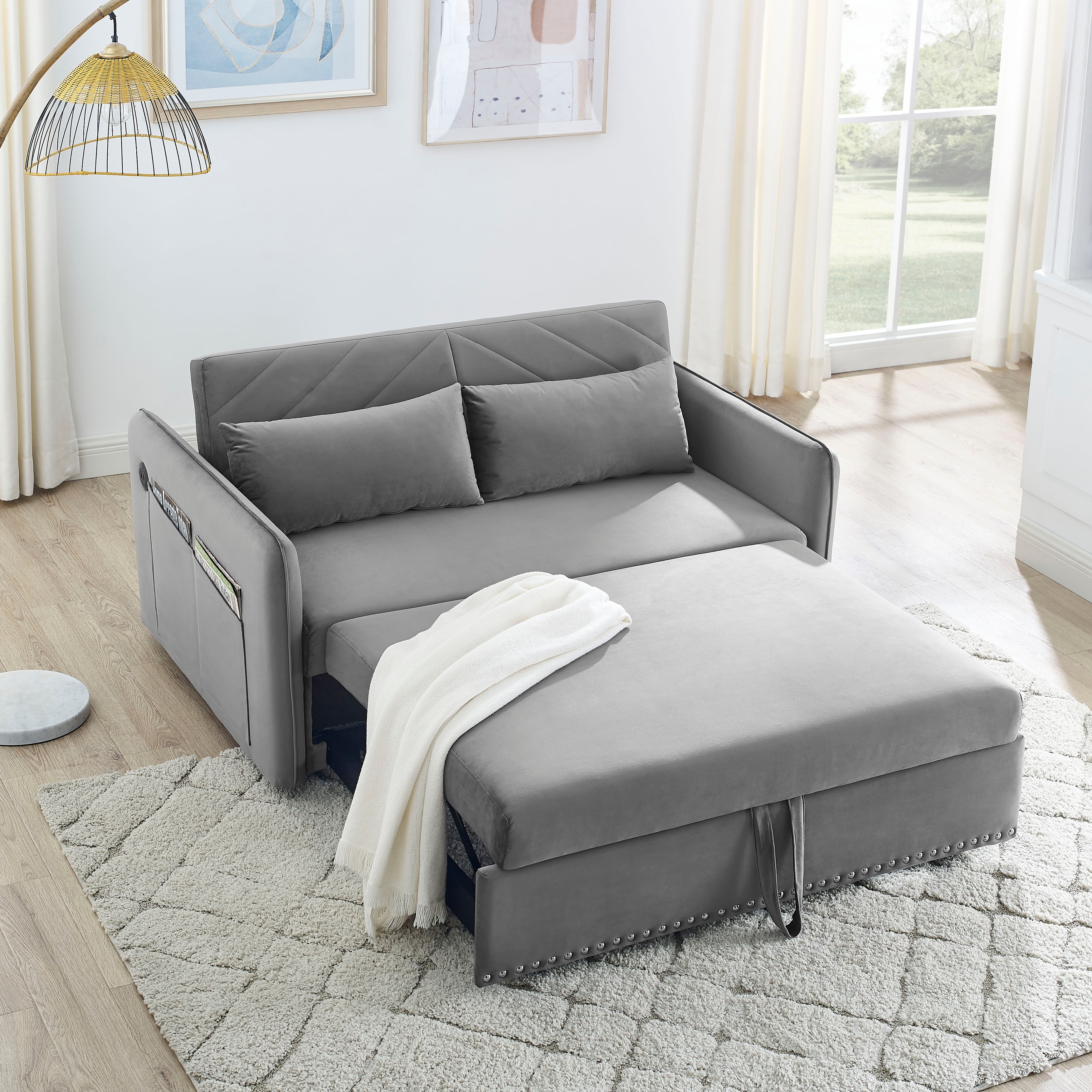 Sofa beds that pull out from the bottom store