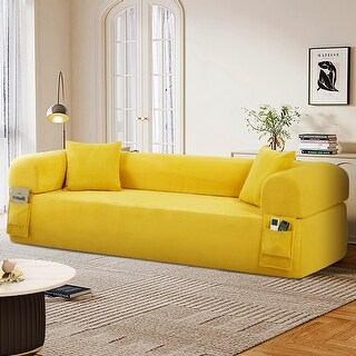 Spring Sofa with High-Quality Fabric - Bed Bath & Beyond - 43756070