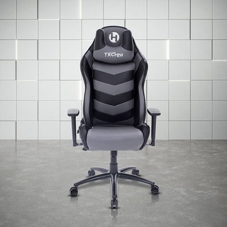 Racer Chair Adjustment Height Tilt with Padded Arms Computer Chair and ...